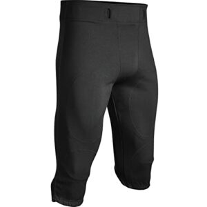 champro mens touchback football pant, black, large