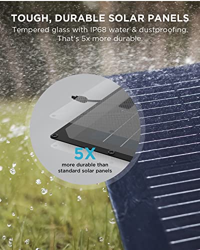 EF ECOFLOW Solar Generator DELTA2 with 220W Solar Panel, LFP(LiFePO4) Battery, Fast Charging, Portable Power Station for Home Backup Power, Camping & RVs