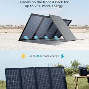 EF ECOFLOW Solar Generator DELTA2 with 220W Solar Panel, LFP(LiFePO4) Battery, Fast Charging, Portable Power Station for Home Backup Power, Camping & RVs