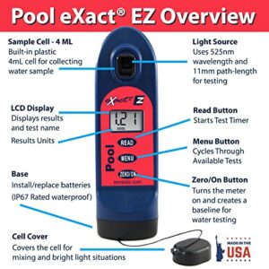 ITS 486201 Pool Exact EZ Photometer Entry Digital Pool Water Test Kit - 6-Tests Each