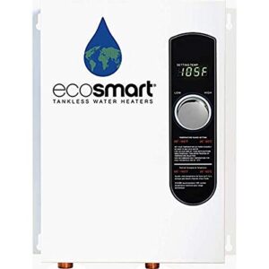 ecosmart eco 18 electric tankless water heater, 18 kw at 240 volts with patented self modulating technology