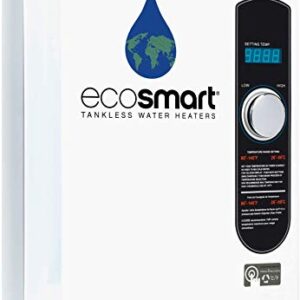 EcoSmart ECO 18 Electric Tankless Water Heater, 18 KW at 240 Volts with Patented Self Modulating Technology