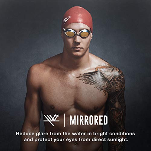 Speedo Unisex-Adult Swim Goggles Mirrored Vanquisher 2.0 - Manufacturer Discontinued