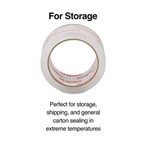 Staples 425575 Lightweight Moving & Storage Pking Tape 1.88-Inch X 54.6 Yds Clear 36/Rl