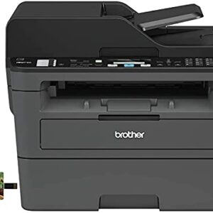 Brother Monochrome Laser Printer, Compact All-in One Printer, Multifunction Printer, Wireless Networking and Duplex Printing, 32GB Tela USB Card