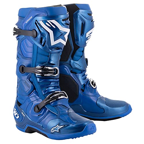 Alpinestars Tech 10 Boot (Blue/Black, us_footwear_size_system, adult, men, numeric, medium, numeric_11)