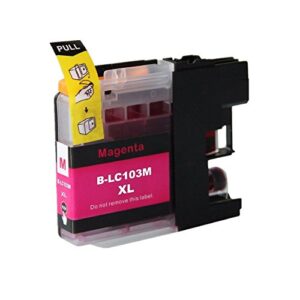 HGZ 8 Pack Compatible LC-103XL LC-103 XL LC103XL LC103 XL Ink Cartridge for Brother MFC J870DW J450DW J470DW J650DW J4410DW J4510DW J4710DW Printe (2BK+2C+2M+2Y)