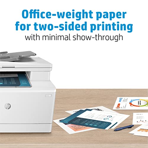 HP Everyday Business Paper, Glossy, 8.5x11 in, 32 lb, 150 sheets, works with laser printers (4WN08A)