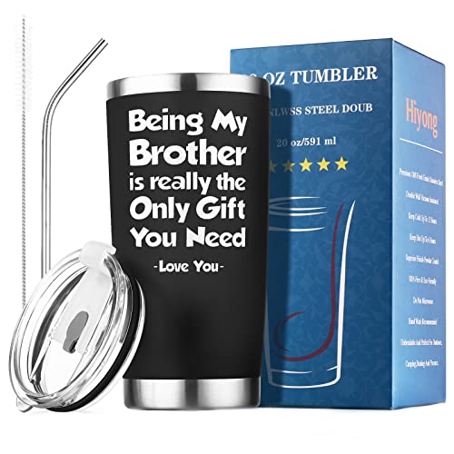 Brother Gifts from Sister Brother, "Being My Brother Is Really The Only Gift You Need" Birthday Brothers Gifts for Best Friend, Sister, Fathers Day, Big Brother Funny Gifts for Brothers From Siblings