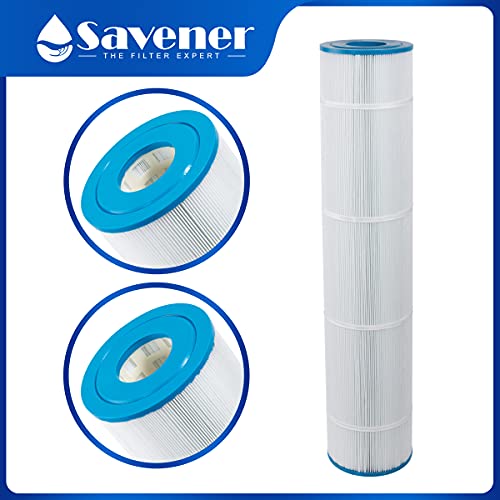 Savener SV-7495 Swimming Pool and Spa Replacement Filter Cartridge Replaces for Unicel-7495 125Sq.ft Filbur FC-1296 PA126 Hayward SwimClear C5020,5000, CX1260RE Darlly 71253 4 Pack