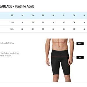 Speedo 705965 Youth Aquablade Jammer, Black - 24-Yth