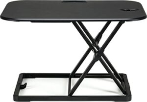 staples 27w portable laptop riser, black (45516)