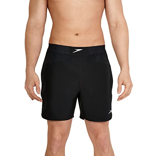 Speedo Men's Standard Swim Trunk Short Length Fitness Training, Anthracite