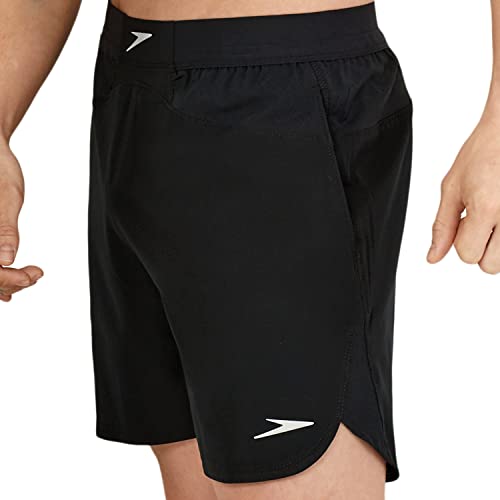 Speedo Men's Standard Swim Trunk Short Length Fitness Training, Anthracite