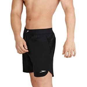 Speedo Men's Standard Swim Trunk Short Length Fitness Training, Anthracite