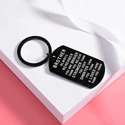 Nzztont Brother Birthday Gifts Best Brother Gifts From Sister Brother Inspirational Graduation Gift For Brother Friends Christmas Gift Brother Keychain Gift