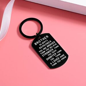 Nzztont Brother Birthday Gifts Best Brother Gifts From Sister Brother Inspirational Graduation Gift For Brother Friends Christmas Gift Brother Keychain Gift