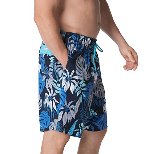 Speedo Men's Swim Trunk Big and Tall Redondo, Hothouse Peacoat, 3X-Large