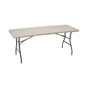 staples 470949 6-ft fold in half folding table