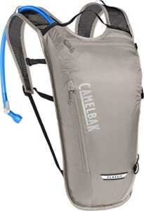 camelbak classic light bike hydration pack 70oz, aluminum/black