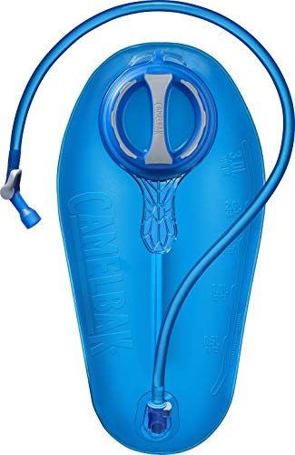 CamelBak Crux 3-Liter Water Reservoir - Hydration Bladder - Faster Water Flow Rate - Leak-Proof Water Bladder - Ergonomic Shape - Big Bite Valve - BPA-Free - 100 Ounces, Blue