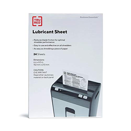 STAPLES Shredder Lubricant Lubricating Sheets 24/pk (2 x 24/pk)