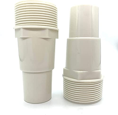 Buying Q Buying S SPX1091Z7 Combo Hose Adapter Replacement Filter Pump HOSE ADAPTER 1 1/4"-1 1/2" Thread 1.5" Fitting Connector PVC 2 Pack