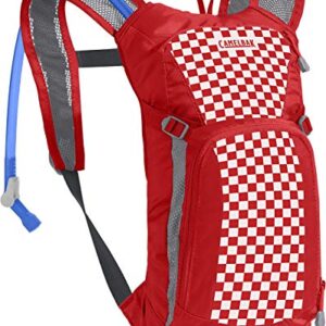 CamelBak Mini M.U.L.E. Kids' Hydration Backpack - 50 oz Racing Red Check