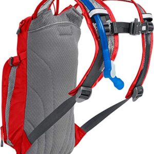 CamelBak Mini M.U.L.E. Kids' Hydration Backpack - 50 oz Racing Red Check