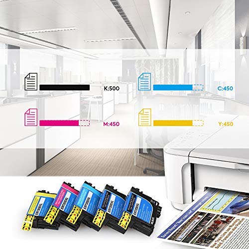 ALLWORK [ New Version LC3013 3011 Compatible Ink Cartridges Replacement for Brother LC3013 LC3011 Ink Cartridges Works with Brother MFC-J497DW MFC-J895DW MFC-J690DW MFC-J491DW Inkjet Printer 5 Packs