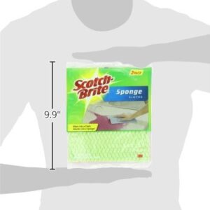 Scotch-Brite Sponge Cloth, Swedish Dish Cloths, Alternative to Reusable Paper Towels, 24 Sponge Cloths