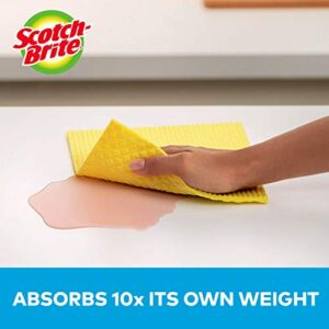 Scotch-Brite Sponge Cloth, Swedish Dish Cloths, Alternative to Reusable Paper Towels, 24 Sponge Cloths