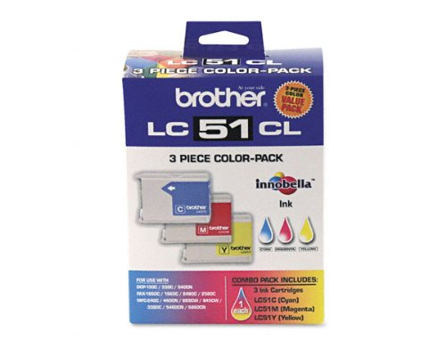 Brother MFC-5460cn 3-Color Ink Combo Pack (OEM) 400 Pages Ea.