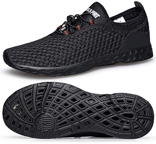 DOUSSPRT Men's Water Shoes Quick Drying Sports Aqua Shoes Size 8