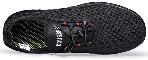 DOUSSPRT Men's Water Shoes Quick Drying Sports Aqua Shoes Size 8