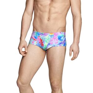 speedo men’s swimsuit euro brief endurance printed