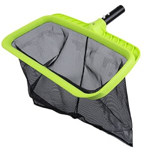 sepetrel swimming pool leaf skimmer net,reinforced frame deep rake net