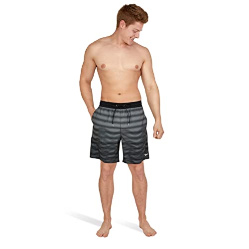 Speedo Men's Standard Swim Trunk Mid Length Seaside, Digital Anthracite, XX-Large