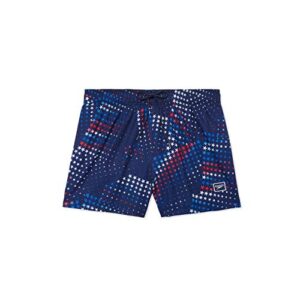 Speedo Men's Standard Swim Trunk Short Length Redondo Printed, Starry Navy, Large