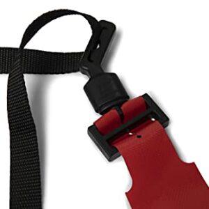 CHAMPRO Quick Down Pop Flag Belt, Scarlet, Individual