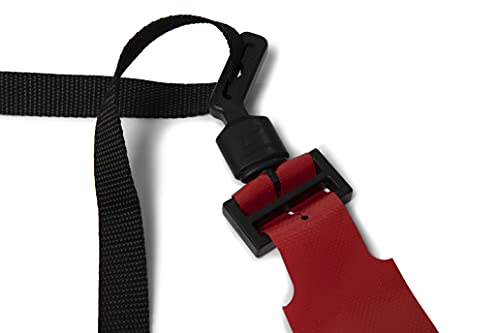 CHAMPRO Quick Down Pop Flag Belt, Scarlet, Individual