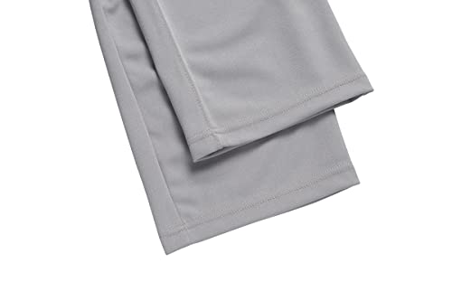 CHAMPRO Open Bottom Relaxed Fit Baseball Pant, Grey, XX-Large