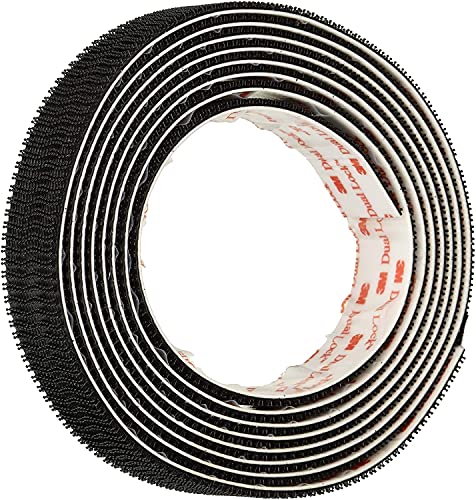 3M 799198554562 10' X 1" Black Scotch Extreme Fasteners