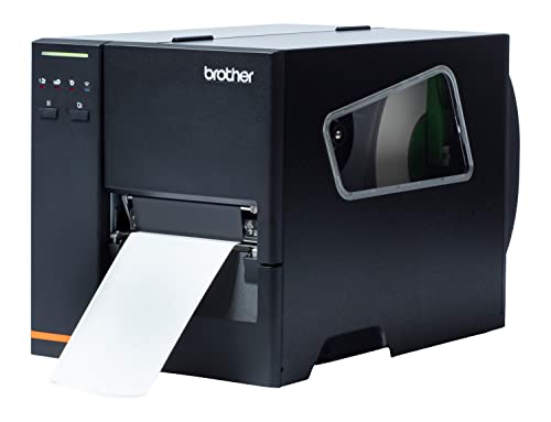 Brother TJ-4120TN Entry-Level High-Resolution, High-Volume Industrial Barcode Label Printer, 300dpi, 7ips, Ethernet and USB 2.0