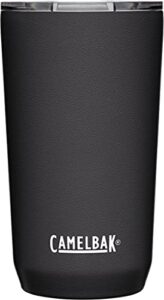 camelbak horizon 16 oz tumbler – insulated stainless steel – tri-mode lid – black