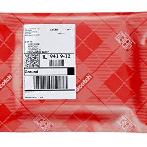 Scotch Flex and Seal Shipping Roll, 10 Ft x 15 in, Red Edition, Easy Packaging Alternative to Poly Mailers, Shipping Bags, Bubble Mailers, Padded Envelopes, Boxes (FS-1510-HOL)