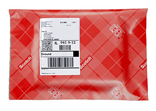 Scotch Flex and Seal Shipping Roll, 10 Ft x 15 in, Red Edition, Easy Packaging Alternative to Poly Mailers, Shipping Bags, Bubble Mailers, Padded Envelopes, Boxes (FS-1510-HOL)