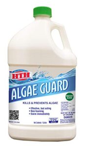 hth 67045 algae guard 10 for swimming pools, 1 gal