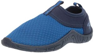 speedo unisex child tidal cruiser kids water shoe, navy/royal, 2 big kid us