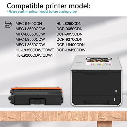 HIYOTA TN336 Compatible TN-336BK TN-336C TN-336M TN-336Y High Yield Toner Cartridge Set Replacement for Brother TN336 HL-L9200CDW/CDWT MFC-L8850CDW DCP-L8450CDW Series Printer (4 Pack ,1BK/1C/1M/1Y)